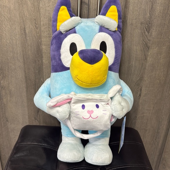 Bluey | Toys | New Large Bluey With An Bunny Rabbit Basket Walmart ...